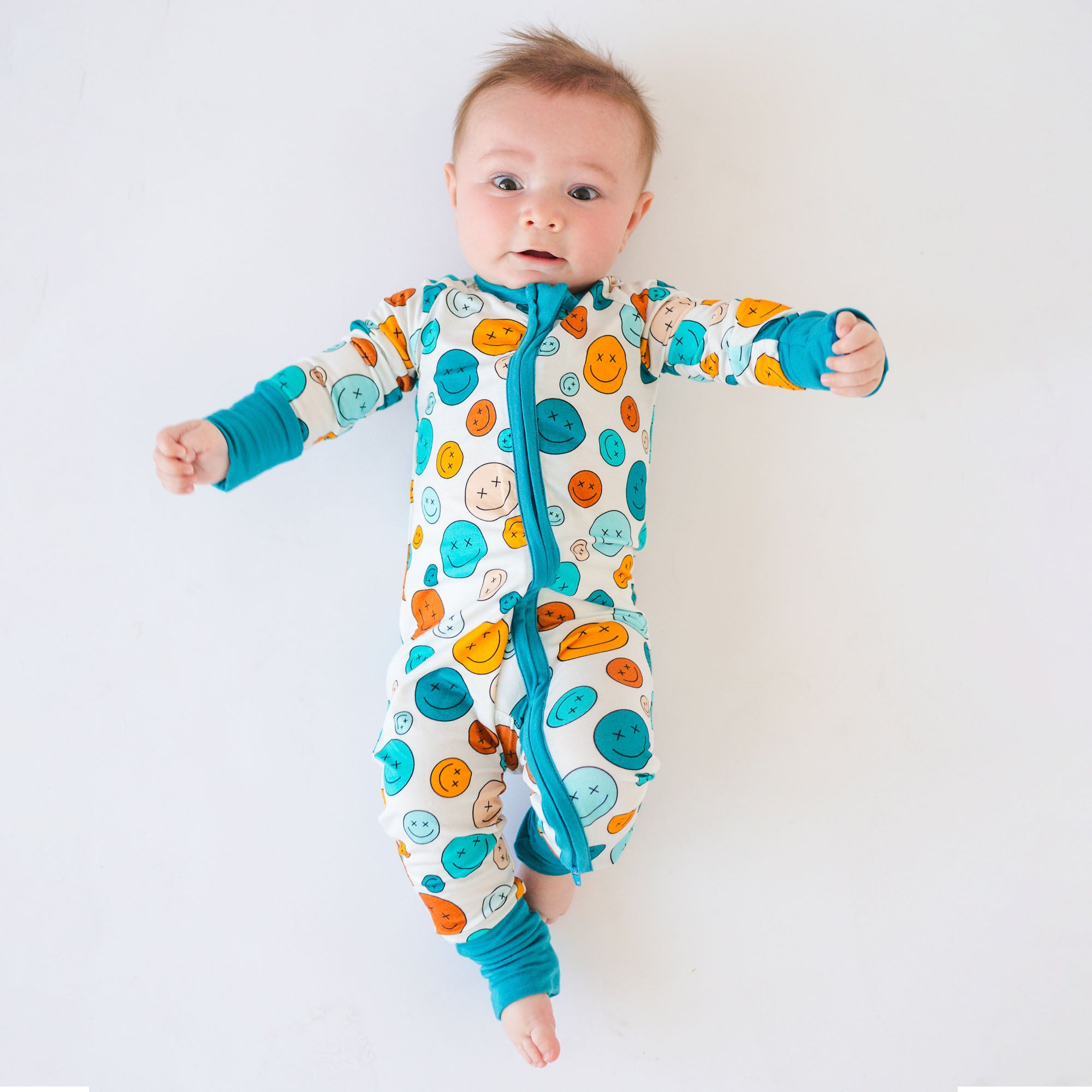 Colorful Smiley Bamboo Sleeper – FancyPrince