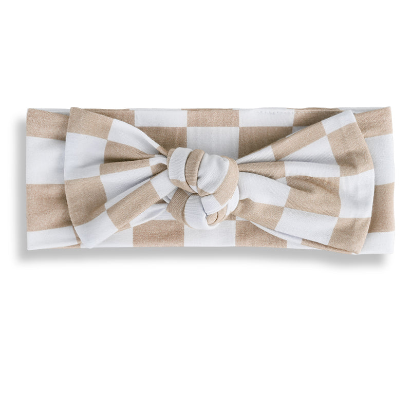 Light Grey Checkerboard Pattern Headband – FancyPrince